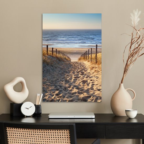 Poster Strand - Zee - Strand - Natuur - Nederland - Duinen - Zon ...