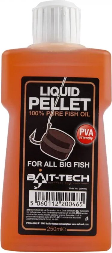 Bait-Tech Liquid Pellet Fish Oil | Liquid boosters | bol
