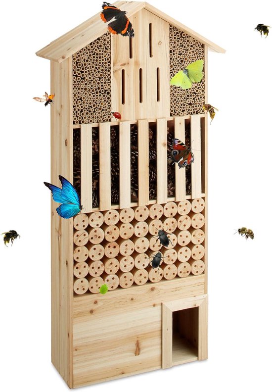 Insectenhotel - Bijenhotel - Insecten Paradijs - Insectenhuis ...