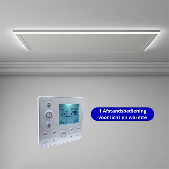 VH Infrarood paneel met LED verlichting - Hoog vermogen IR - Instelbare ...