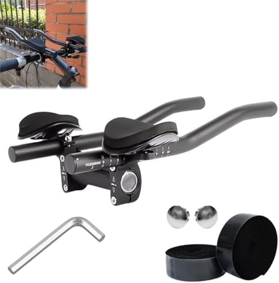 1 stuk fietsstuur: antislip aerodynamica fietsstuur, fietsrest TT ...