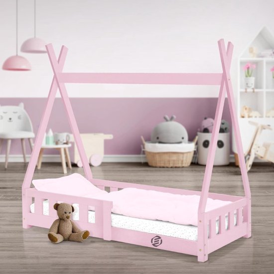 Equivera Grondbed - Peuterbed - Kinderbed - Bedhuisje - Huisbed ...