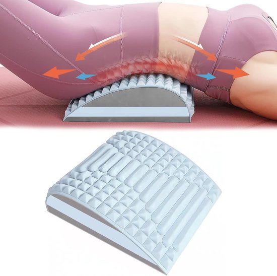 2-in-1 Rug- en Nekmassager voor Verlichting van Pijn - Rugkussen en ...