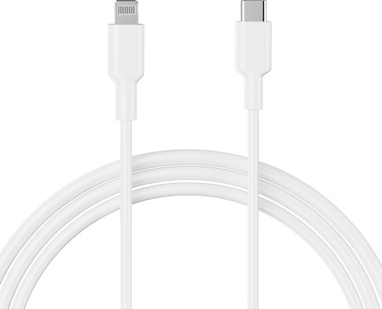 2x Oplader kabel 2 meter geschikt voor iPhone - Kabel geschikt voor lightning - USB C... | bol