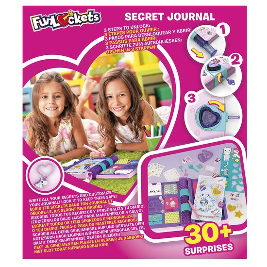 Jumbo - FunLockets - Secret Journal - Dagboek meisjes - Vanaf 6 jaar | bol