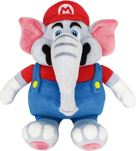 SUPER MARIO WONDER - Mario Elephant - Plush 27cm | bol
