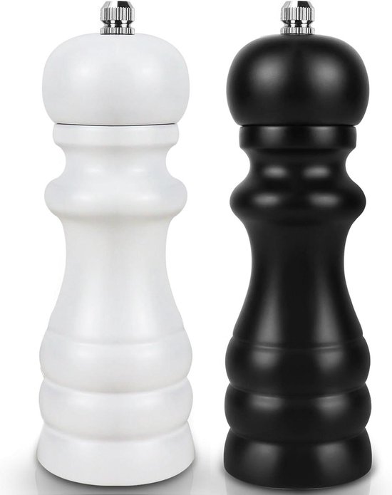 Peper- en Zoutstel - Groot Zout- en Pepermolen Set met Verstelbaar ...