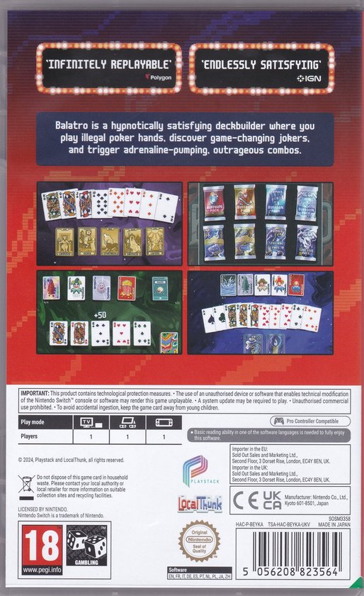 Balatro - Special Edition (Switch) | Games | bol