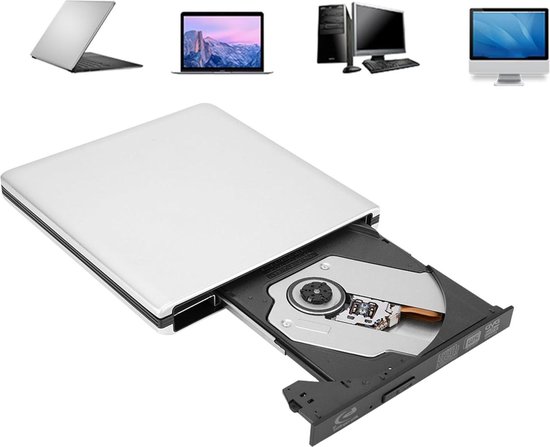 Externe Blu-Ray-speler voor pc USB3.0 - Extern optisch station met disc ...