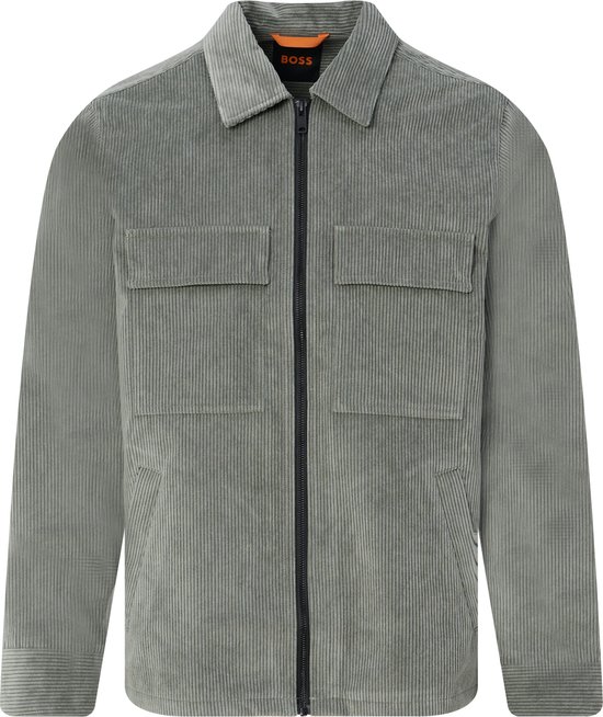 BOSS Overshirt Lozzy Corduroy Groen - Maat M - Heren | bol