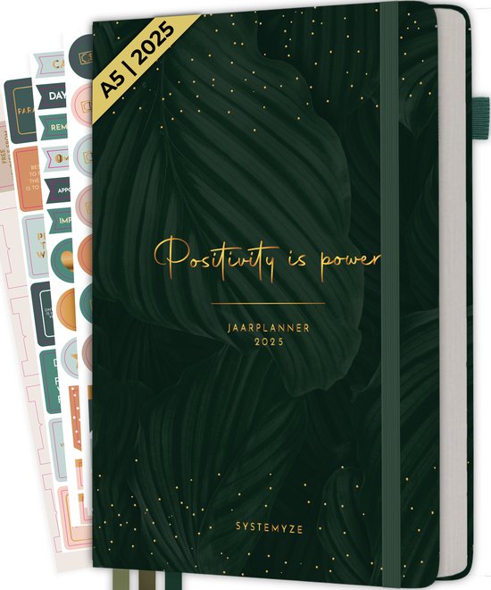 Systemyze Agenda 2025 Volwassenen - Planner - Journal - Organizer ...