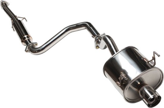 SRS Cat-back Uitlaatsysteem G35 Roestvrij Staal Honda Civic | bol