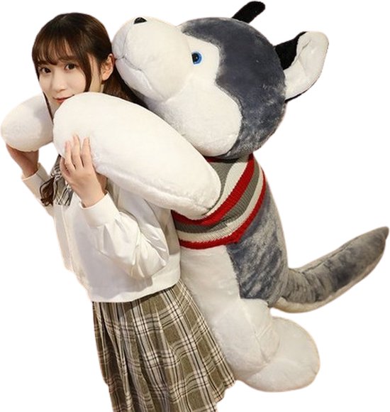 Super grote honden knuffel | MEGA Huskey | XXL hond | Husky | Cadeau ...