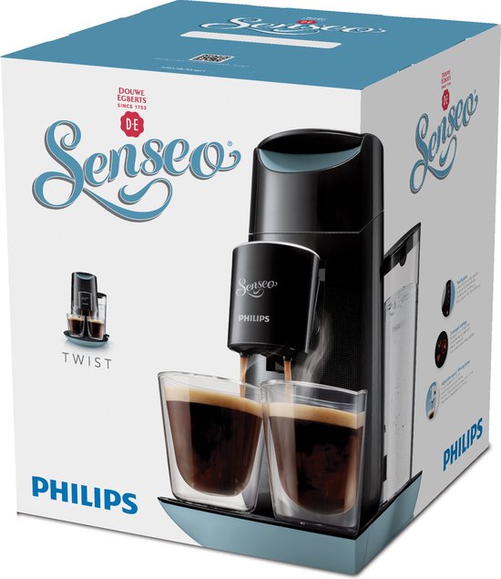 Philips Senseo à dosettes de café HD7870 / 60 - Senseo Twist Zwart | bol