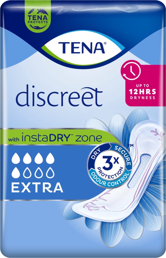 TENA Lady discreet Extra - 10 x 20 st - 200 stuks TENA Discreet Extra | bol