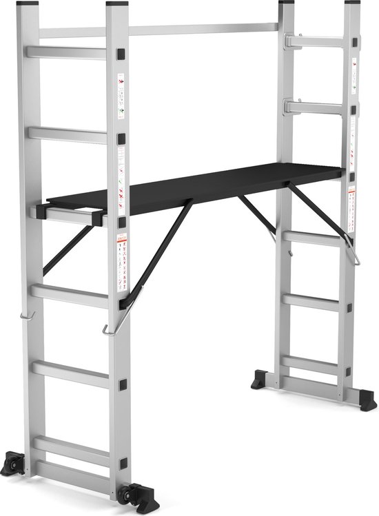 RMBO - Multifunctionele steigerladder 168cm - 4-in-1-Ladder ...