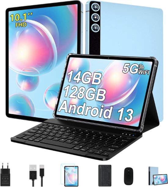 ZIOVO® Tablet Met Toestenbord - Tablets - Tablet Zwart - Tablet Met ...