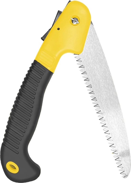 Inklapbare handzaag met staal zaagblad - 18 cm zaagblad voor terrassen ...