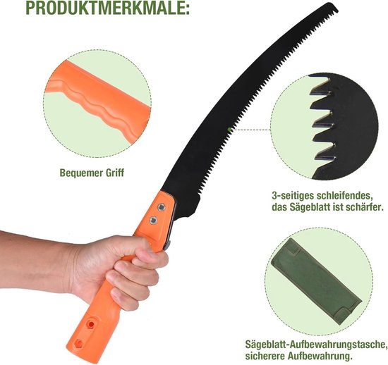 Professionele Takkenzaag voor Hout - Sterke Legering Handzaag voor ...