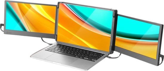 Professionele Portable Monitor – Laptop – Scherm Uitbreider – Tri ...
