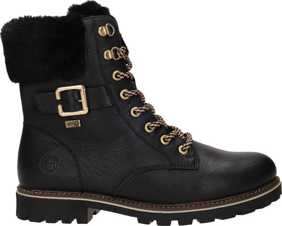 Remonte Veterboots - Dames - Zwart - Maat 40 | bol