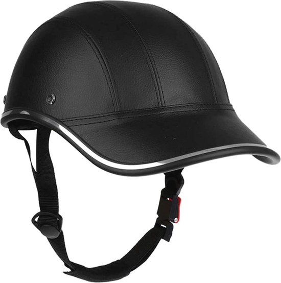Retro Half Motorhelm voor Volwassenen - Open Vintage Helm voor Scooter ...