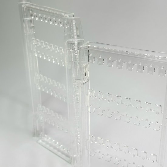 MGM Trading - Opvouwbare sieraden rek voor ongeveer 128 paar oorbellen ...