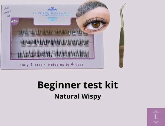 LuxuryQueenlashes | Press on lashes | voor gelijmde wimper clusters ...