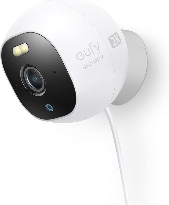 Buiten Bewakingscamera met 2K Resolutie, Nachtzicht en Spotlight – IP67 Waterdicht | bol
