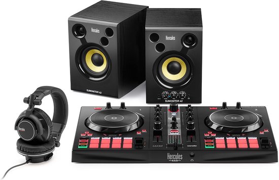 Hercules DJ Essentials Kit - DJControl Inpulse 300 MK2 + DJMonitor 42 ...