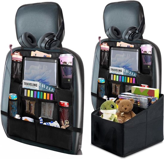 Waterdichte Oxford doek autostoel organizer- 3 delig - grote auto ...