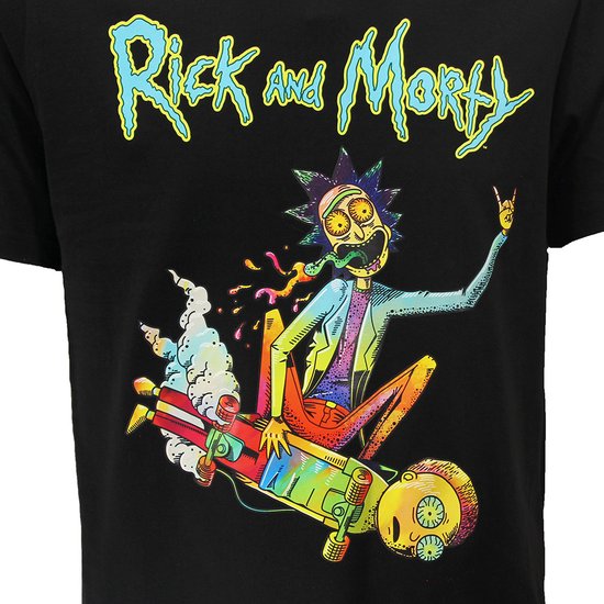 Rick and Morty Psychedelic Rick Epic Skateboard T-Shirt - Officiële ...