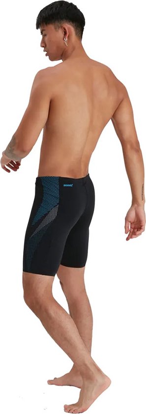 Speedo Tech Panel Jammer Heren - Zwart / Blauw - maat 4 | bol