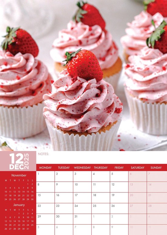 Cupcakes Kalender 2025 | bol