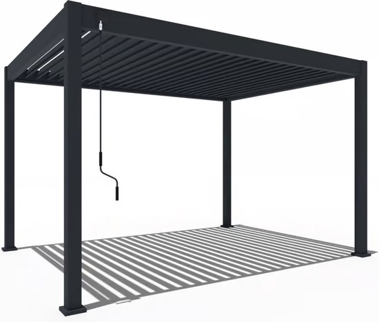 Orion Comfort terrasoverkapping - 300x400cm - Antraciet - Aluminium ...
