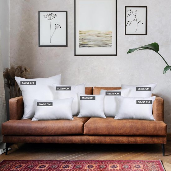 45 x 45 cm Kussenvulling (Set van 4) - Vulkussen Binnenkussen ...