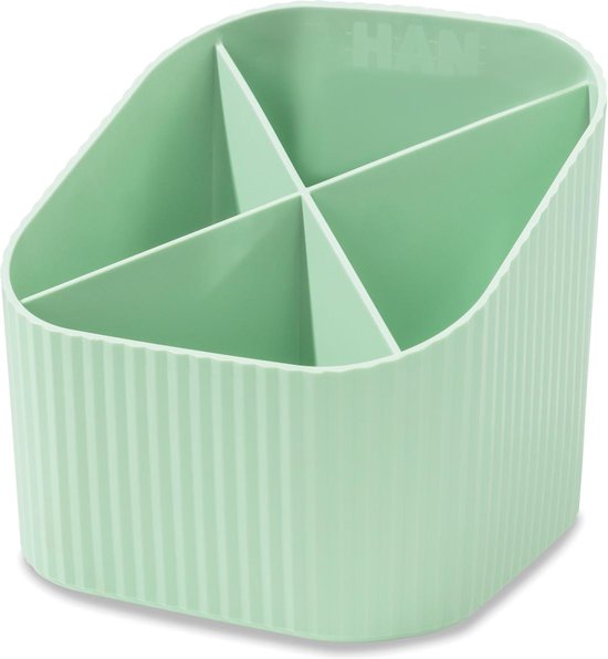 Han Re-Loop pennenbakje, PP, pastelgroen 6 stuks | bol