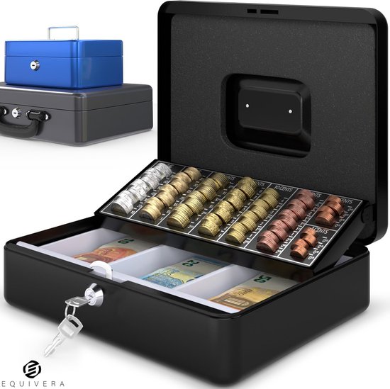 Equivera Geldkluis - Kluis voor Geld - Geld Kluis - Spaarpot - Kluis | bol