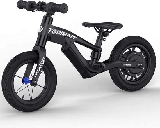 Elektrische Kinderfiets - Loopfiets - 12 inch wielen - 100 Watt - 3 ...