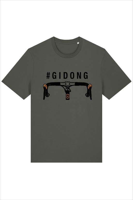 Brooklyn - Donkergroene Gidon T-shirt | Fiets | Maat L | bol