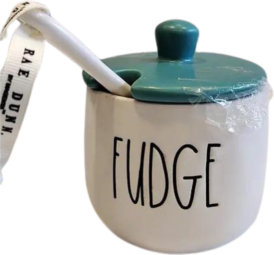 Rae Dunn - Fudge - serveer potje - met lepel - jar | bol
