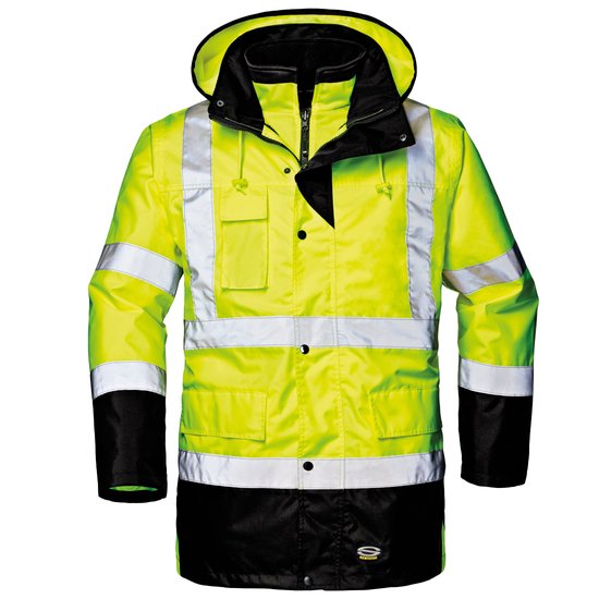 SIR SAFETY MOTORWAY SPLIT Hi Vis Reflecterend 3-in-1 Werkjas HEREN ...