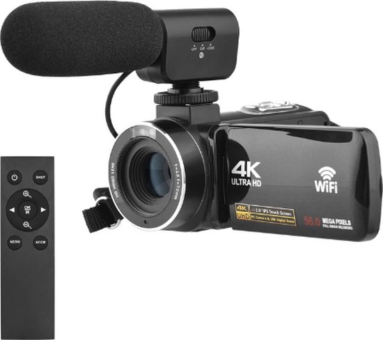 Tumex - Videocamera - Camcorder - Videorecorder - 4K Ultra HD - 56MP ...