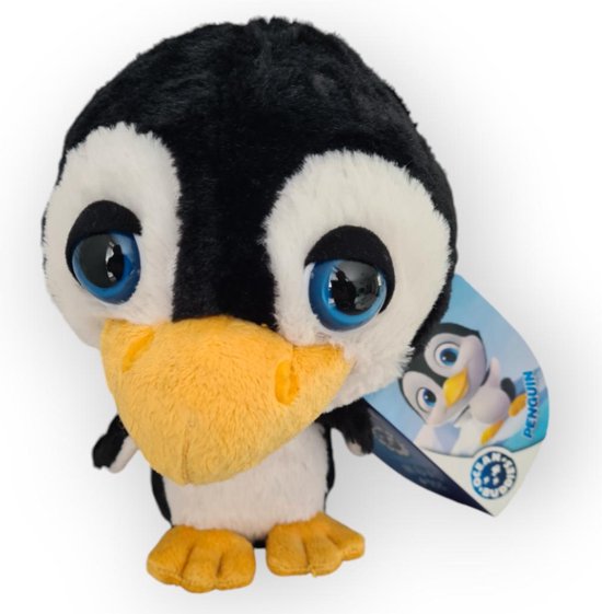 Knuffel Big Head Pluche Pinguin, 22cm | bol