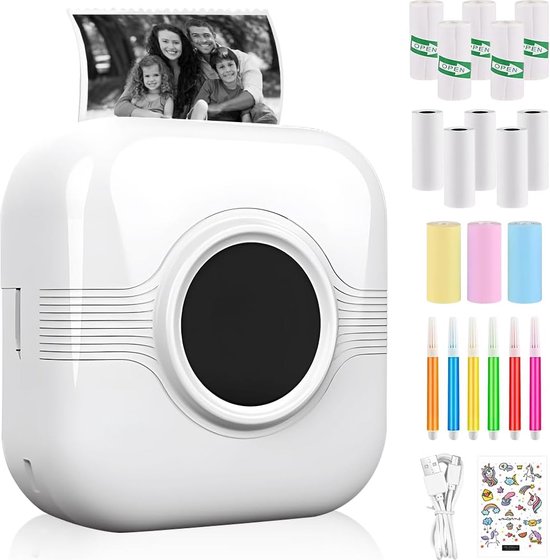 Solacis Sticker printer - Sticker maker - Mini printer - Sticker ...