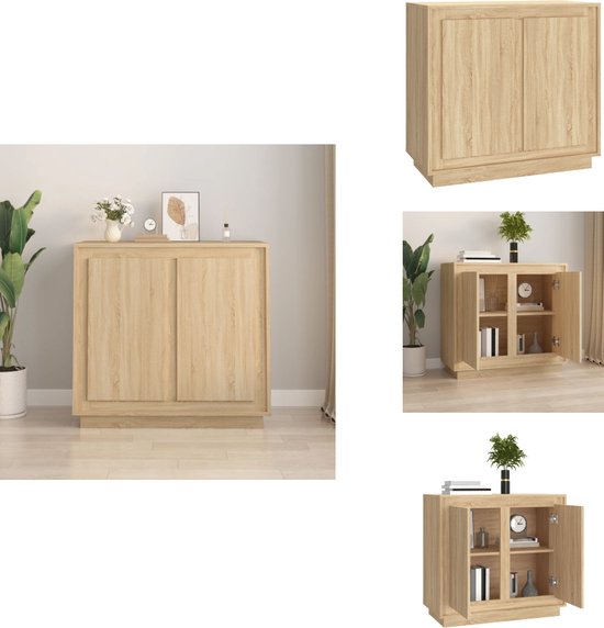 vidaXL Dressoir - Dressoirs - Kast - Dressoirkast - Dressoir 80x34x75 ...