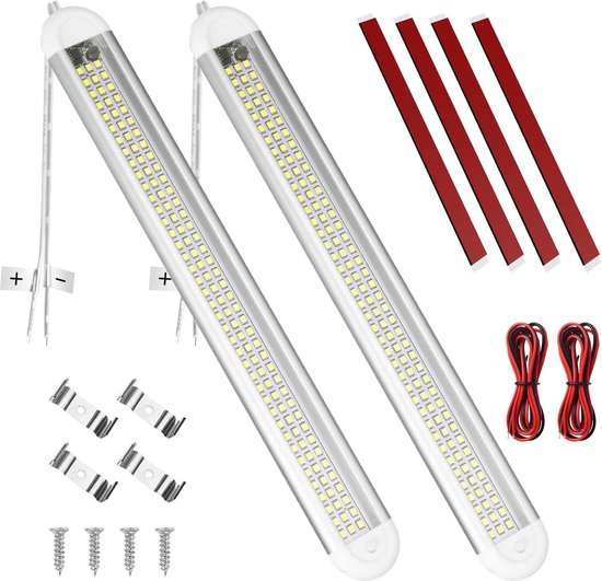Led strip Binnenverlichting - 120 LED 12V 1600LM 8W - 2 Stuks met ...