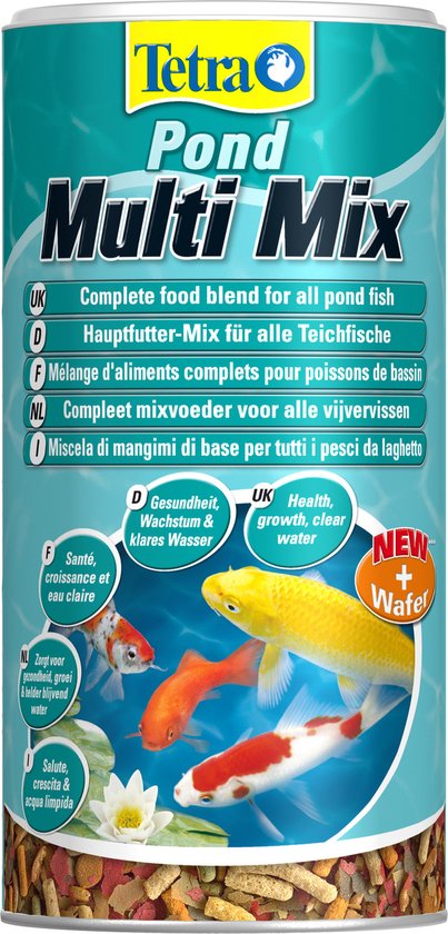 Tetra Pond Multimix Vissenvoer - Tuinvijvervissen - 1 ltr | bol