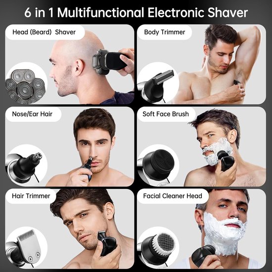 Equivera Skull Shaver - Scheerapparaat heren - Hoofd Kaal Scheren ...