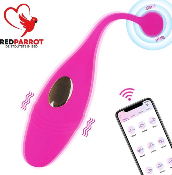 Vibrerend ei - G-spot stimulator - Vibrator - Bluetooth - 9 vibratiestanden - Draagbaar | bol